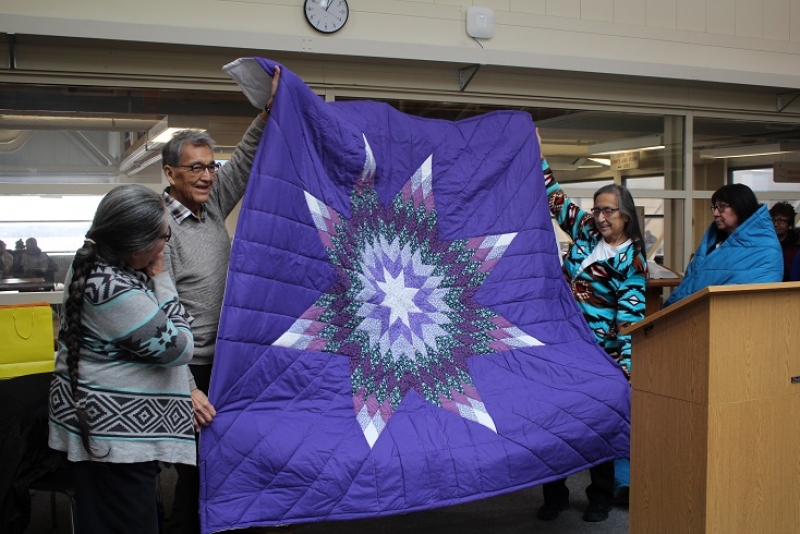 Blanket ceremony honours UWinnipeg's Indigenous language faculty ...